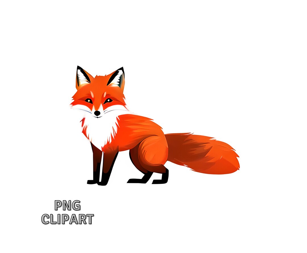 Fox Clipart Instant Download PNG Digital File for Crafting - Etsy
