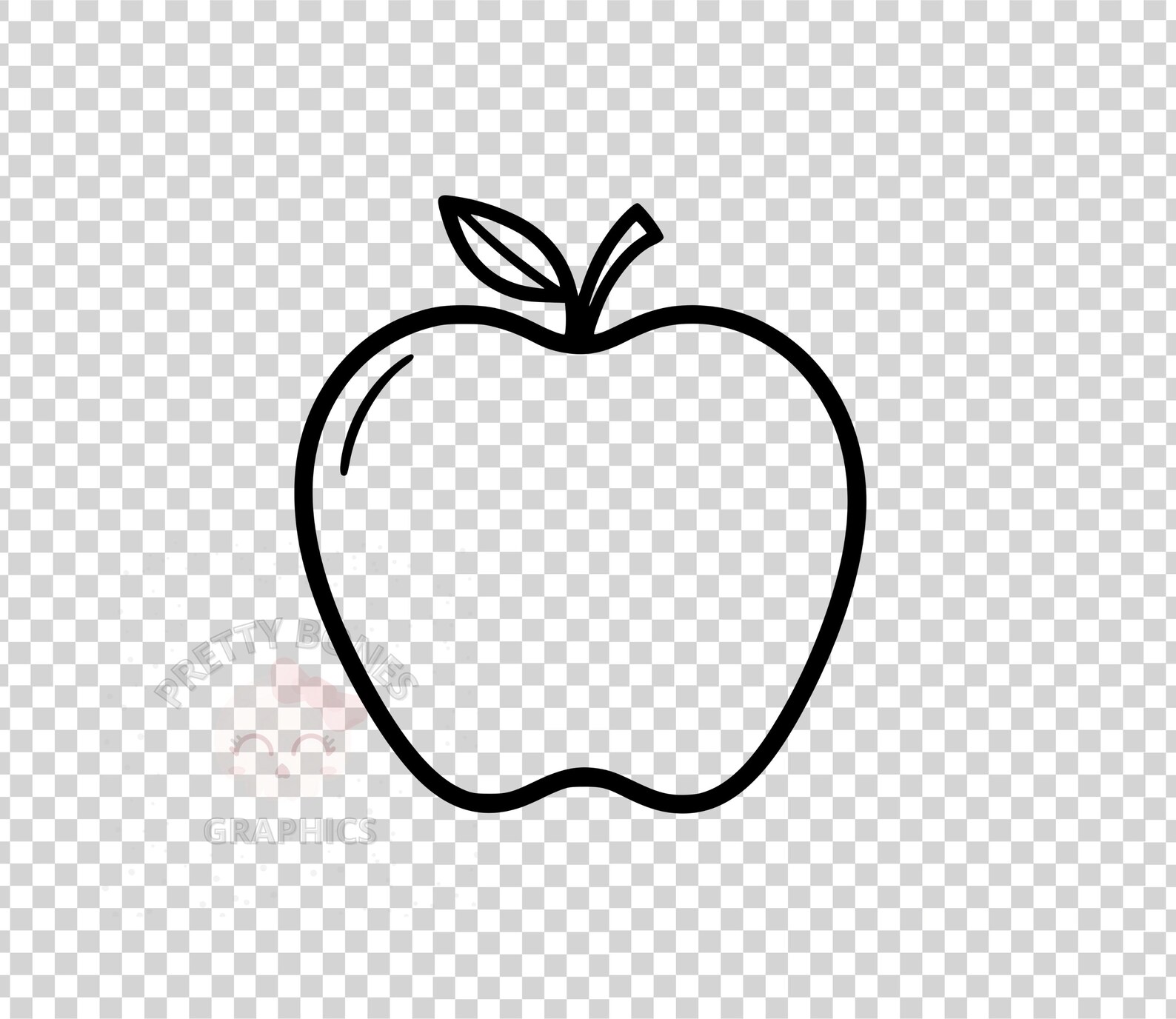 Apple SVG, PNG, EPS, Dxf Instant Download Files, Vector Clipart ...