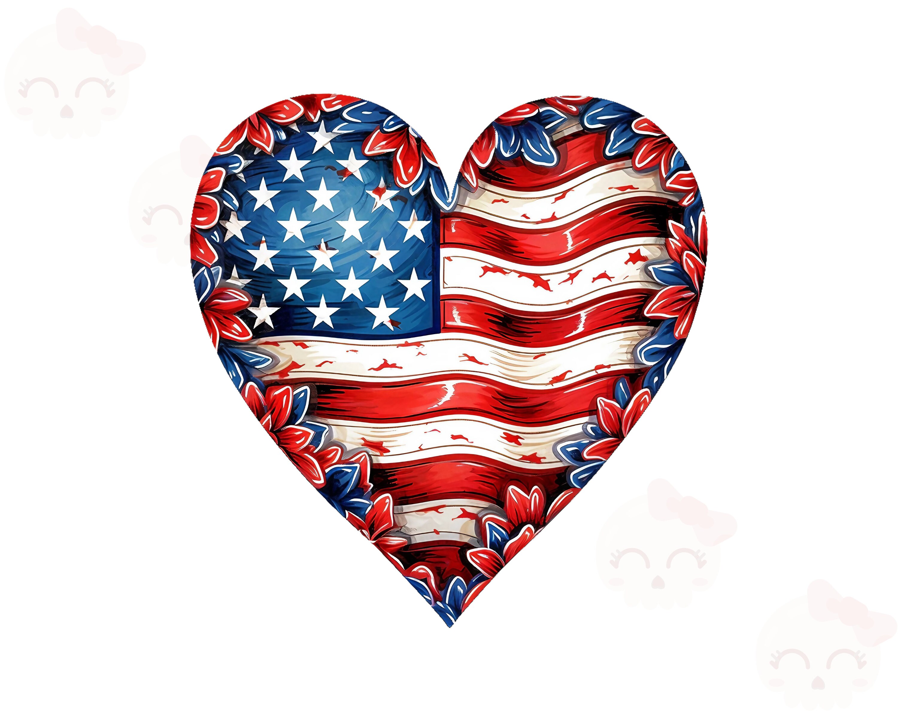 American Patriotic 4th of July Clipart Bundle 5 PNG Digital - Etsy