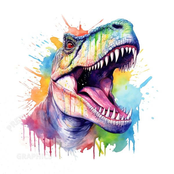 T Rex Clipart - Etsy