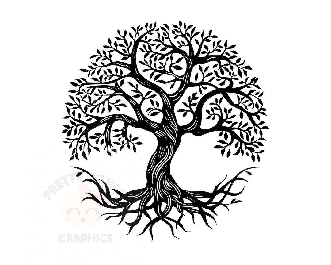 Tree of Life Vector Bundle, 5 SVG, PNG Instant Download Files, Digital ...