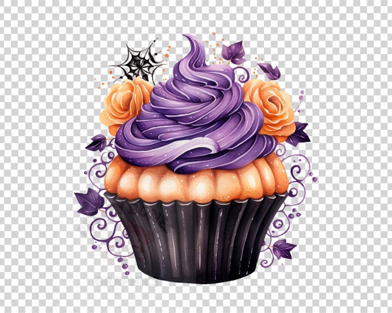 Halloween Cupcake Clipart