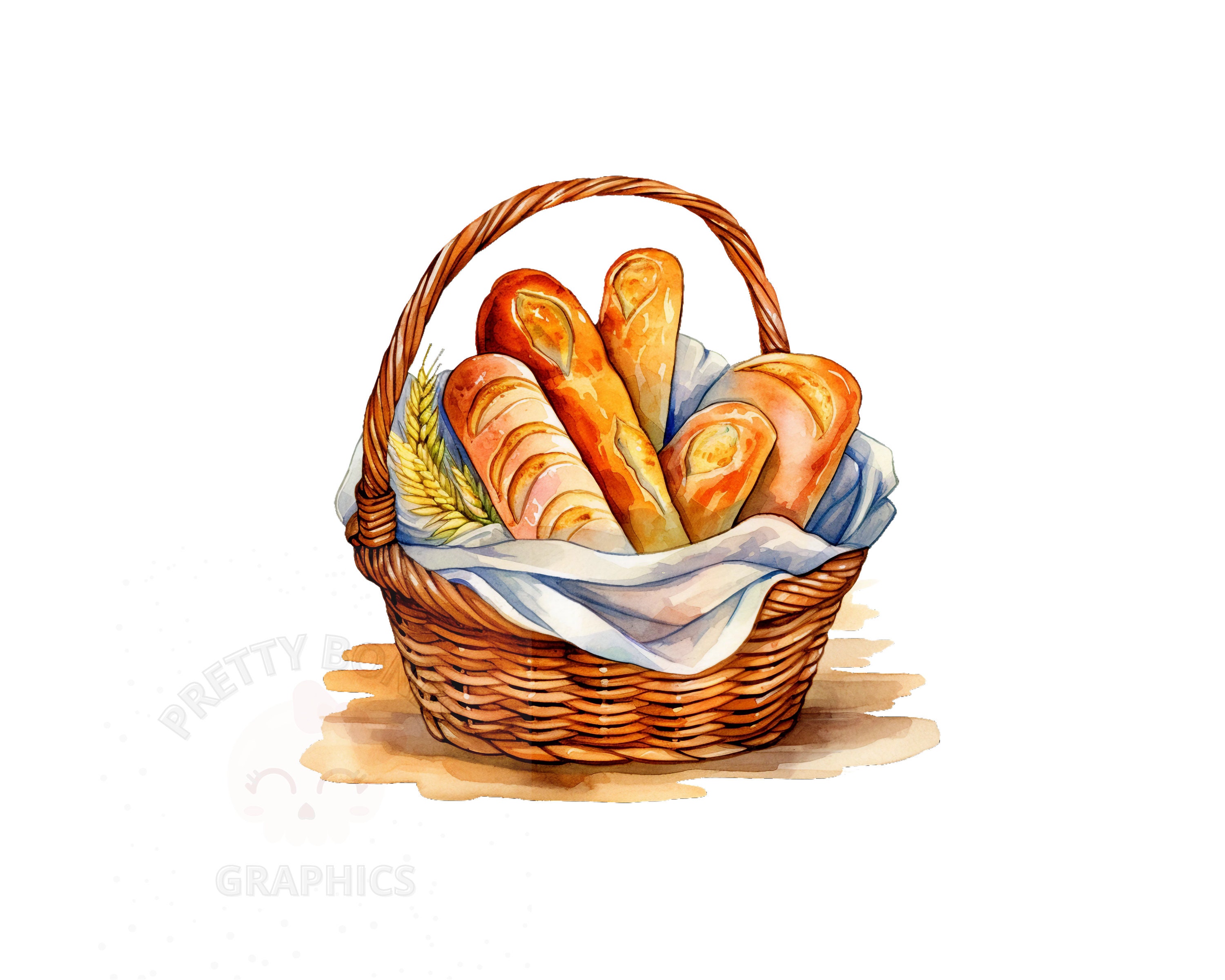 Bread Basket Clipart