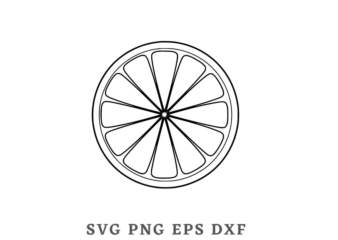 Lemon SVG Lemon Slice SVG File Instant Download Lemon - Etsy Canada