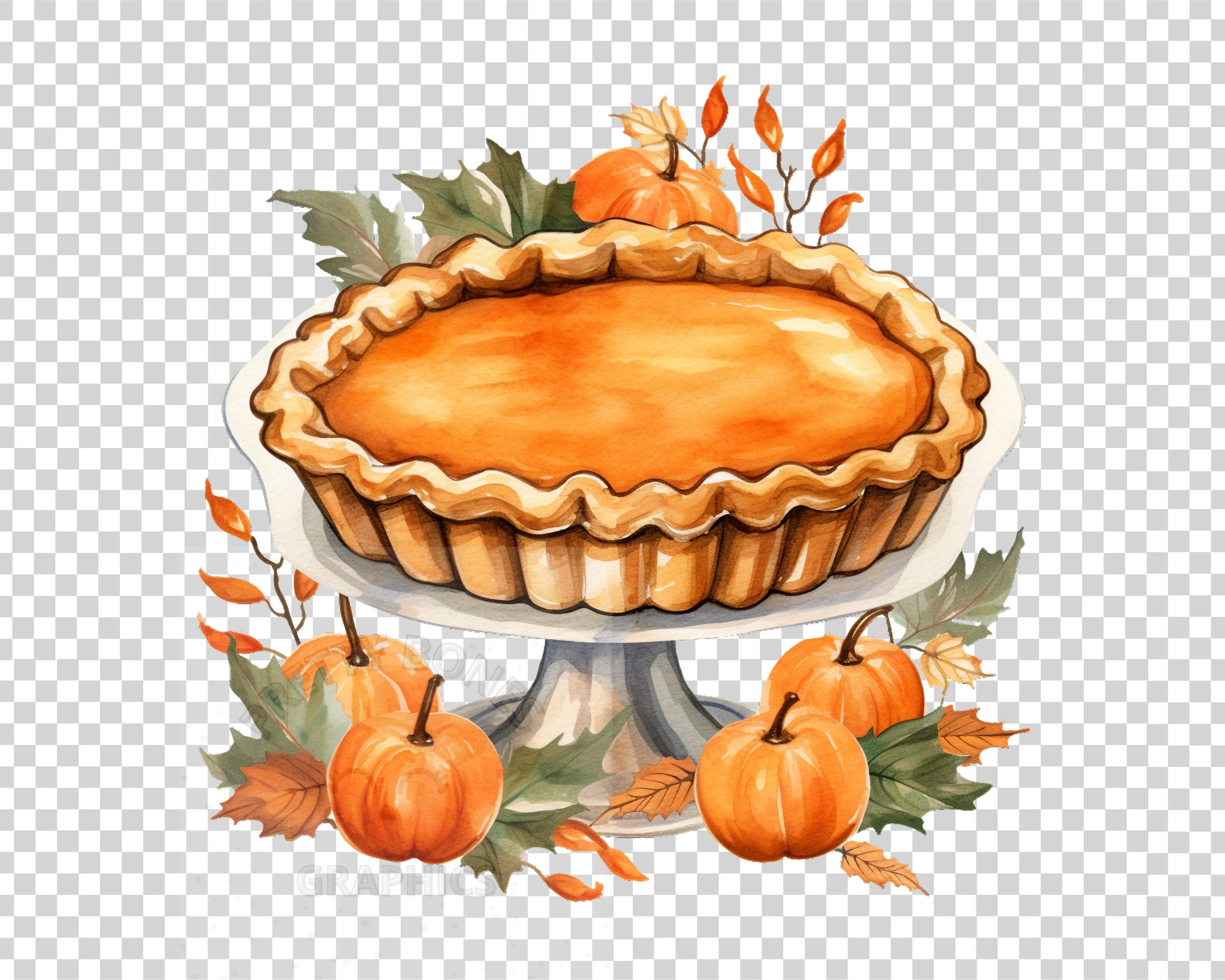 Pumpkin Pie Clipart