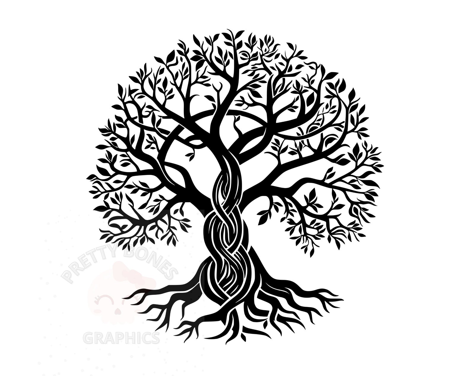 Tree of Life Vector Bundle, 5 SVG, PNG Instant Download Files, Digital ...