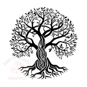 Tree of Life Vector Bundle, 5 SVG, PNG Instant Download Files, Digital ...