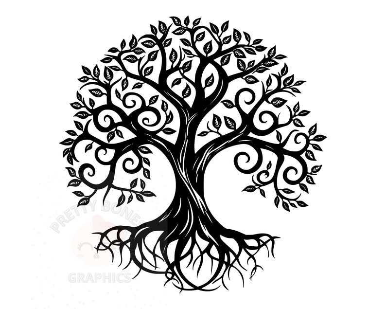 Tree of Life Vector Bundle, 5 SVG, PNG Instant Download Files, Digital ...