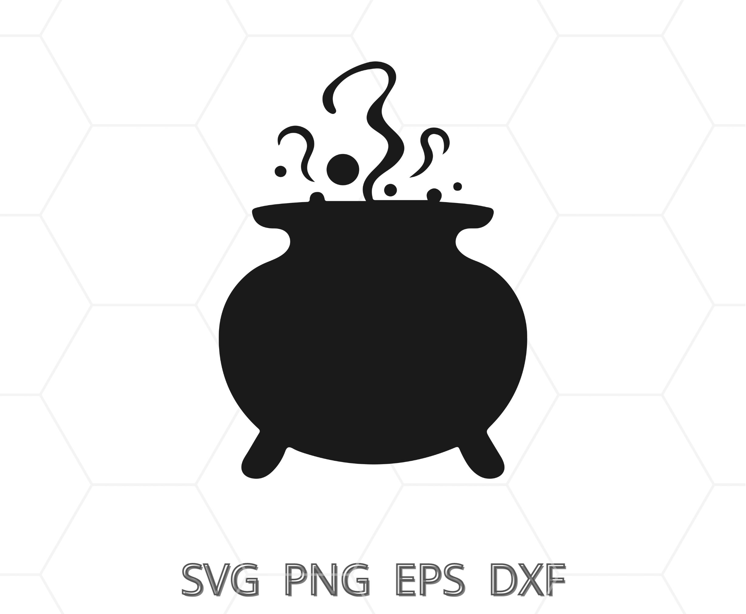 Witch Cauldron SVG Halloween Vector File Instant Download - Etsy