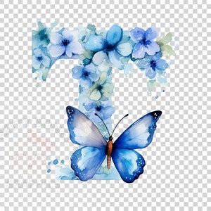 Watercolor Blue Alphabet Letter T Clipart, PNG Instant Download File ...