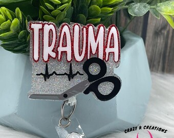 Trauma Badge Reel - Etsy