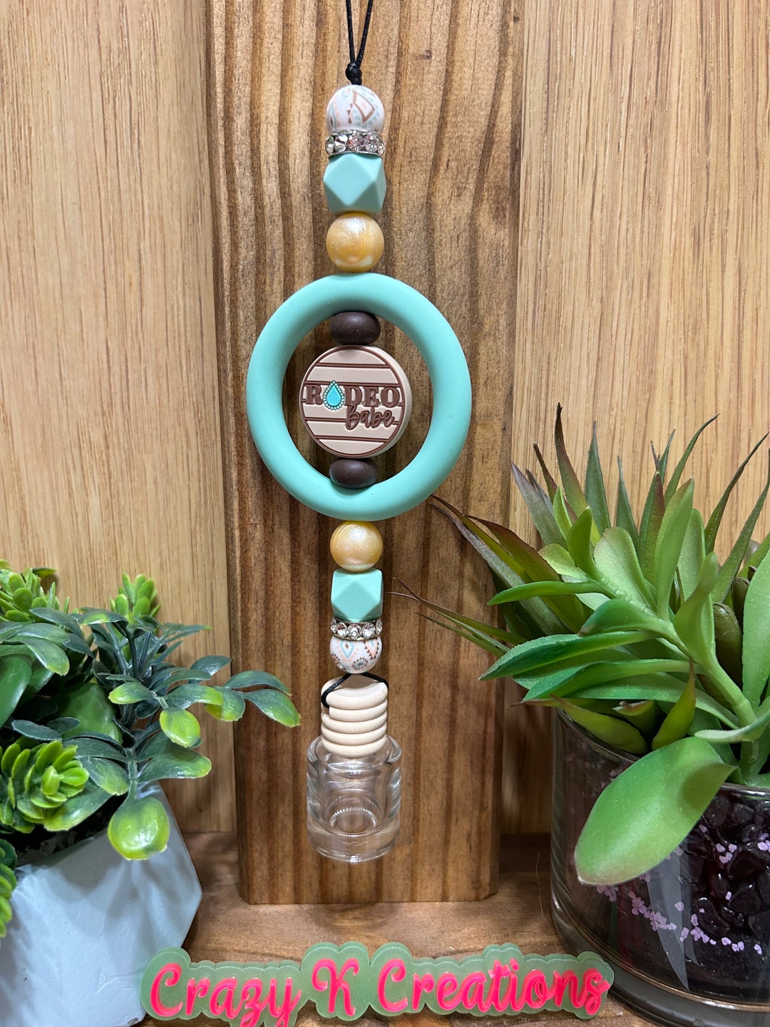 Rodeo Babe Western Diffuser Rearview Mirror Charm Silicone Beads/christmas Gift/horse Lover ...