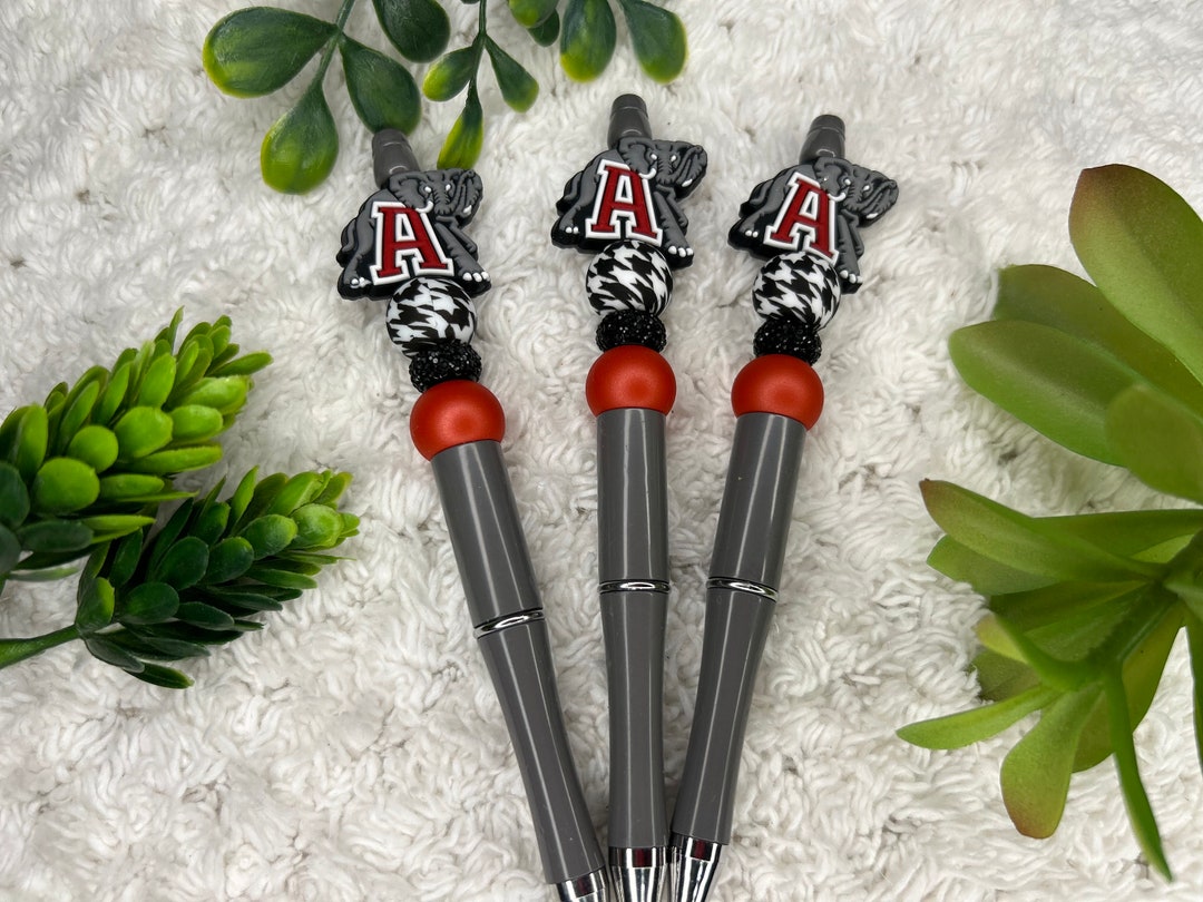 Alabama Inspired Beaded Sports Pen/educator Gift/nurse Life/beaded ...