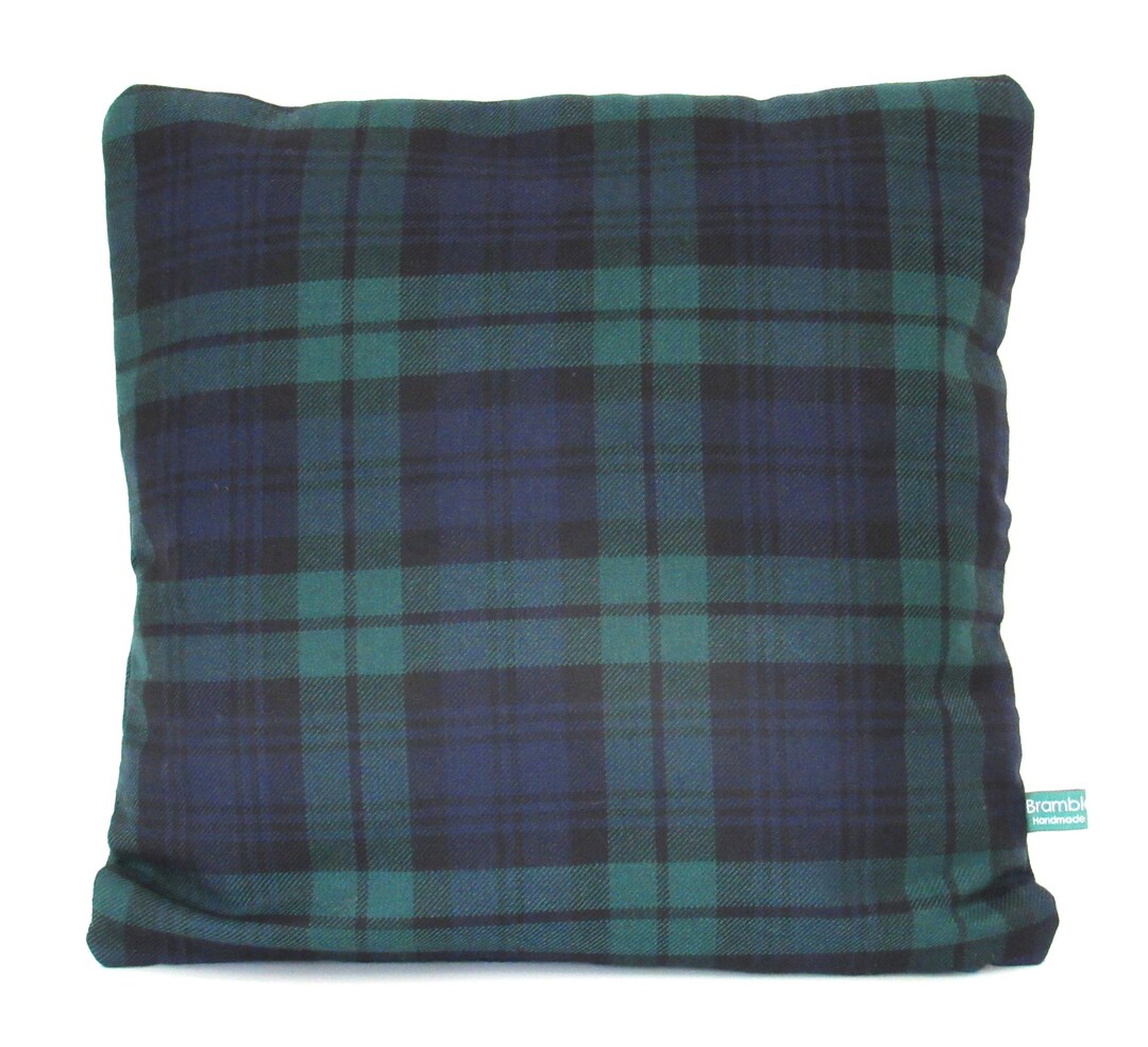Black Watch Tartan - 100% Pure New Wool Cushion - Handmade to Order - Etsy