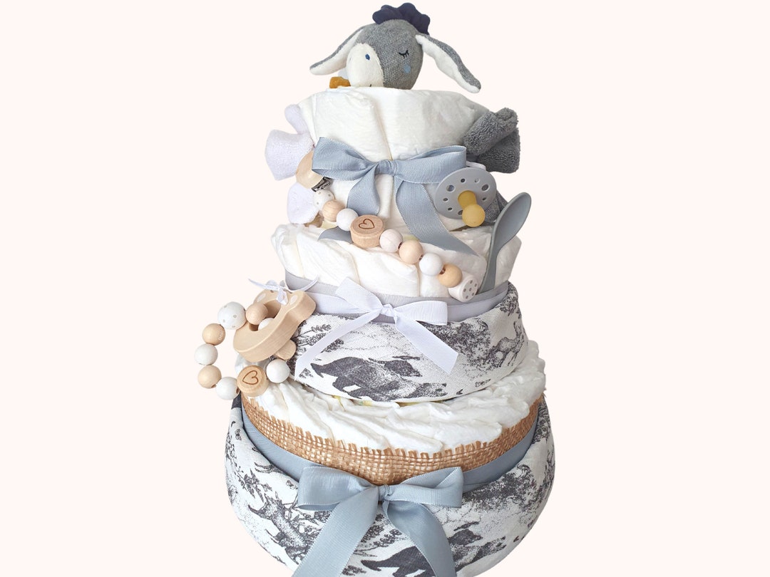 Diaper Cake Donkey for Boys & Girls - Etsy UK