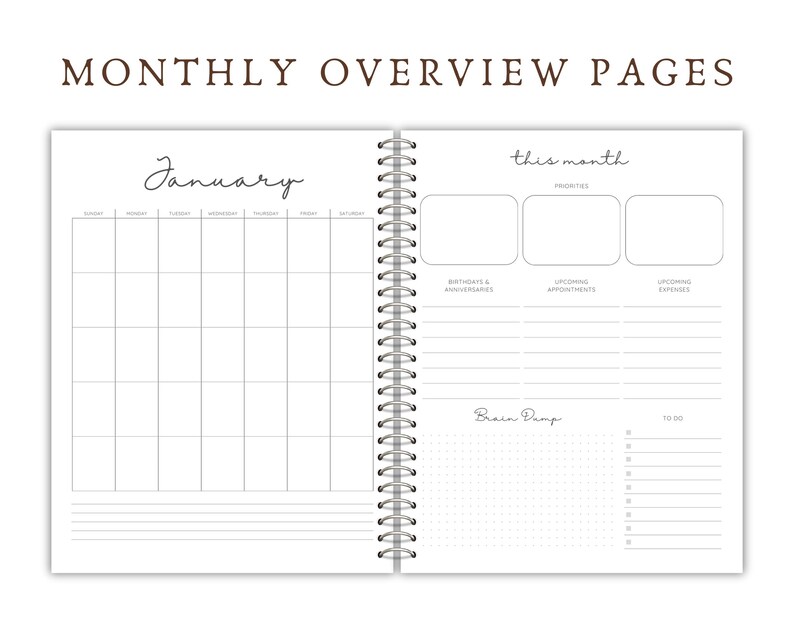 Printable Homeschool Planner, Academic Planner, Undated Planner, Lesson ...