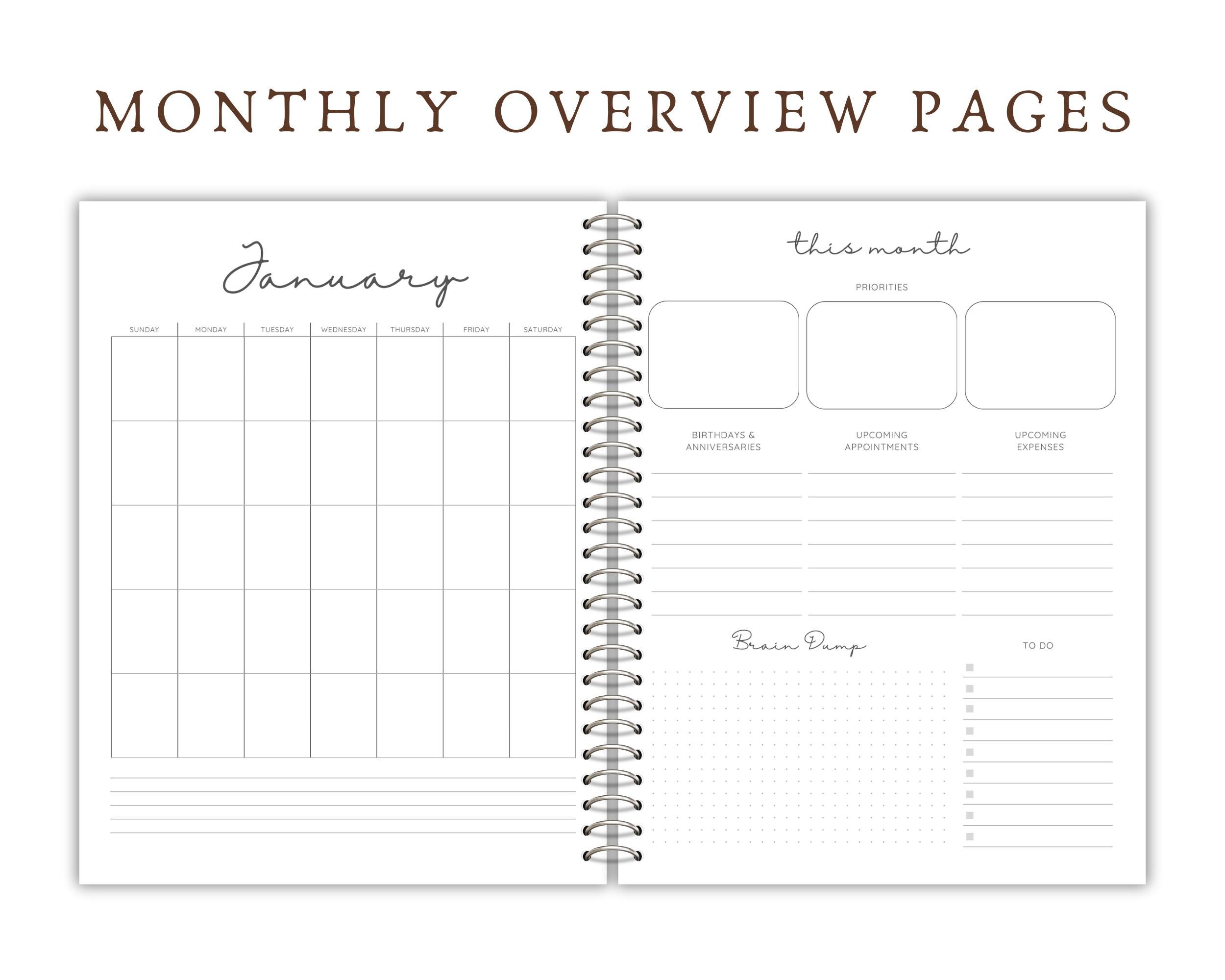 Printable Homeschool Planner, Academic Planner, Undated Planner, Lesson ...