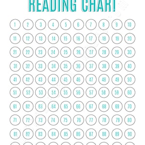 Kids Printable Reading Chart | Reading Reward Chart | Homeschool ...