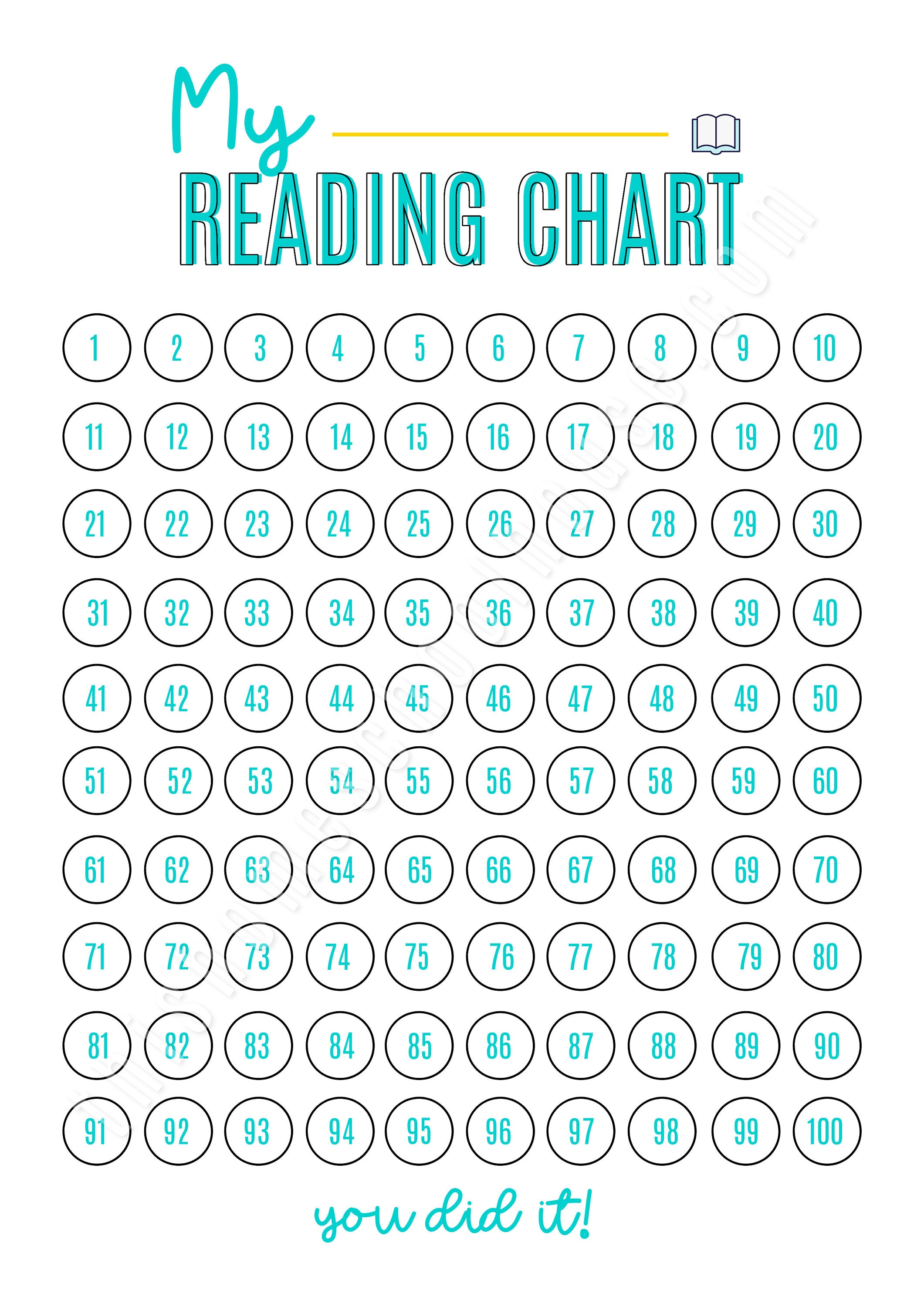 Kids Printable Reading Chart | Reading Reward Chart | Homeschool ...