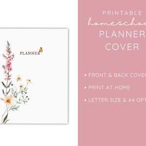 Printable Wildflower Planner Cover | Simply Sweet | Floral Planner ...