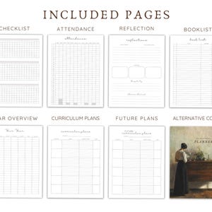 Printable Homeschool Planner, Academic Planner, Undated Planner, Lesson ...