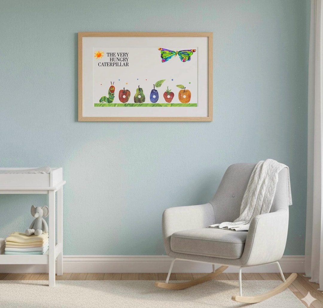 The Very Hungry Caterpillar - Poster | Digital Download | A2 & 2:3 ...