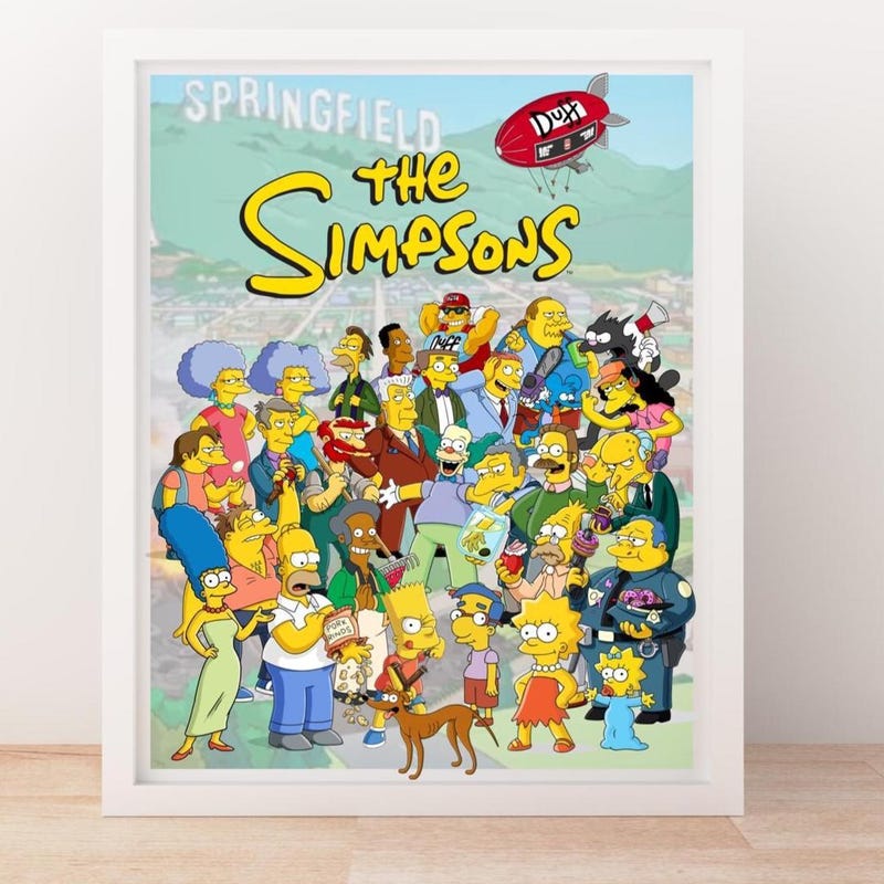 Simpsons Character - Etsy