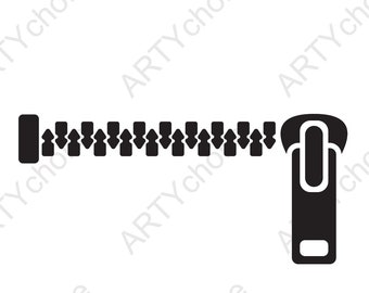 Zipper Dxf File - Etsy