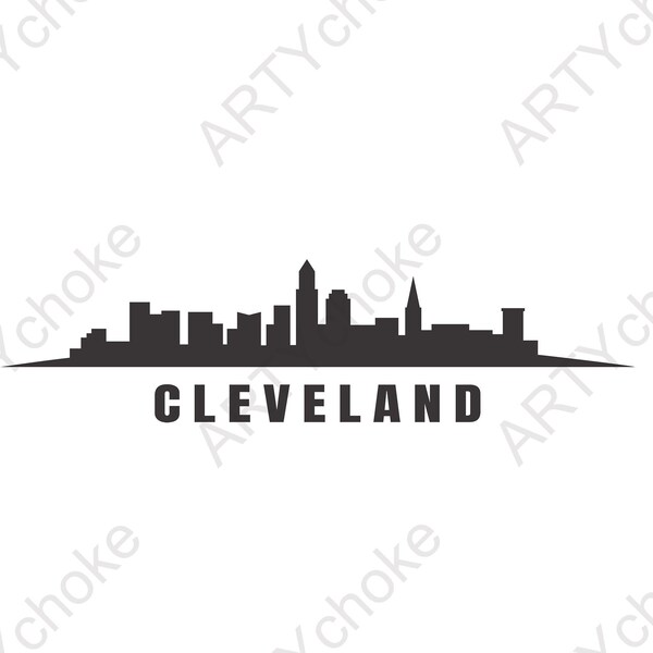 Cleveland Skyline - Etsy