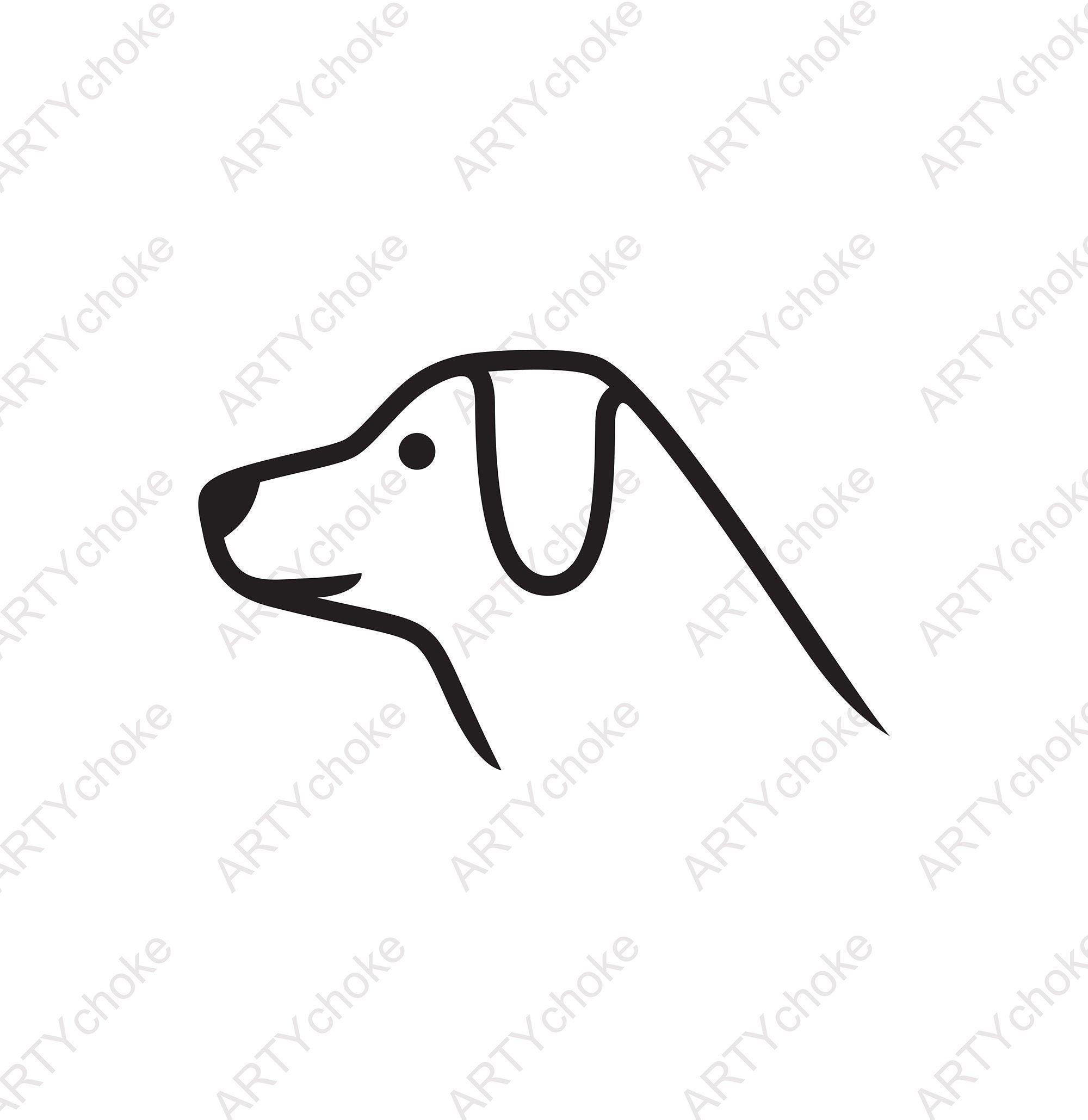 Dog Icon. Files Prepared for Cricut. SVG Clip Art. Digital - Etsy