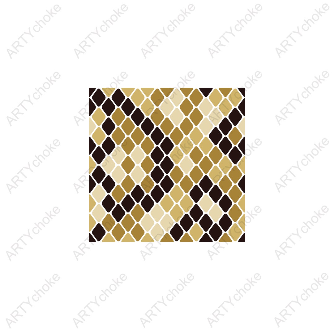 Snake Skin Pattern. Files Prepared for Cricut. SVG Clip Art. Digital ...