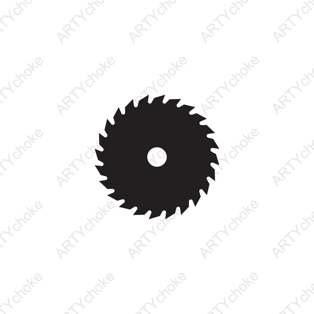 Saw Blade. Files Prepared for Cricut. SVG Clip Art. Digital File ...