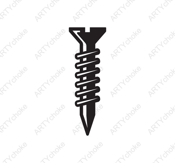 Screw. Files Prepared for Cricut. SVG Clip Art. Digital File | Etsy