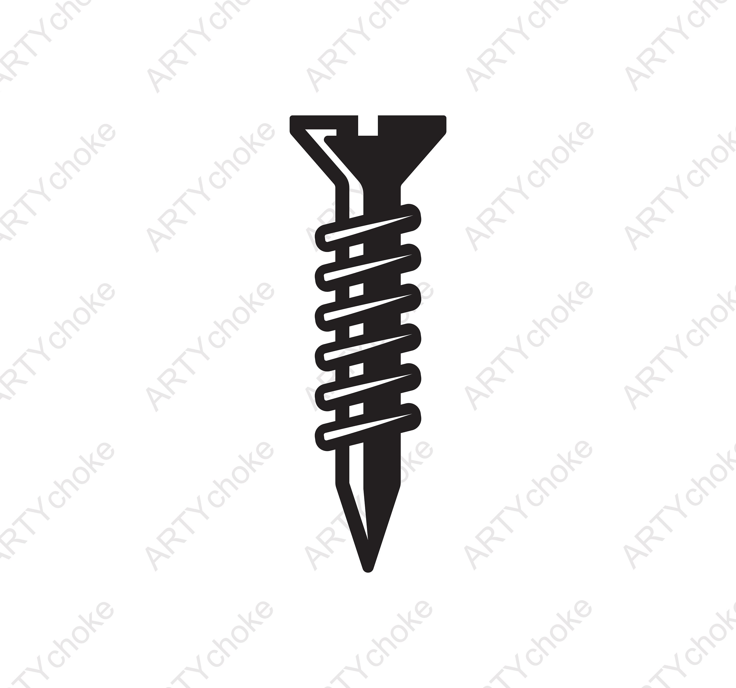 Screw. Files Prepared for Cricut. SVG Clip Art. Digital File - Etsy