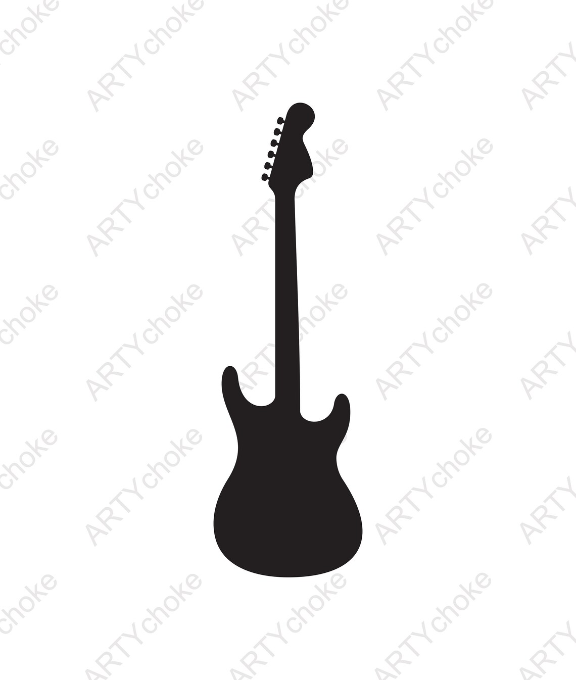 Rock Guitar. Files Prepared for Cricut. SVG Clip Art. Digital | Etsy
