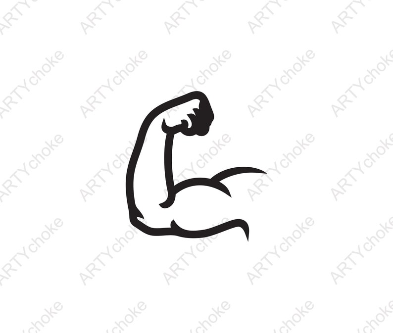 Muscle. Files Prepared for Cricut. SVG Clip Art. Digital File - Etsy
