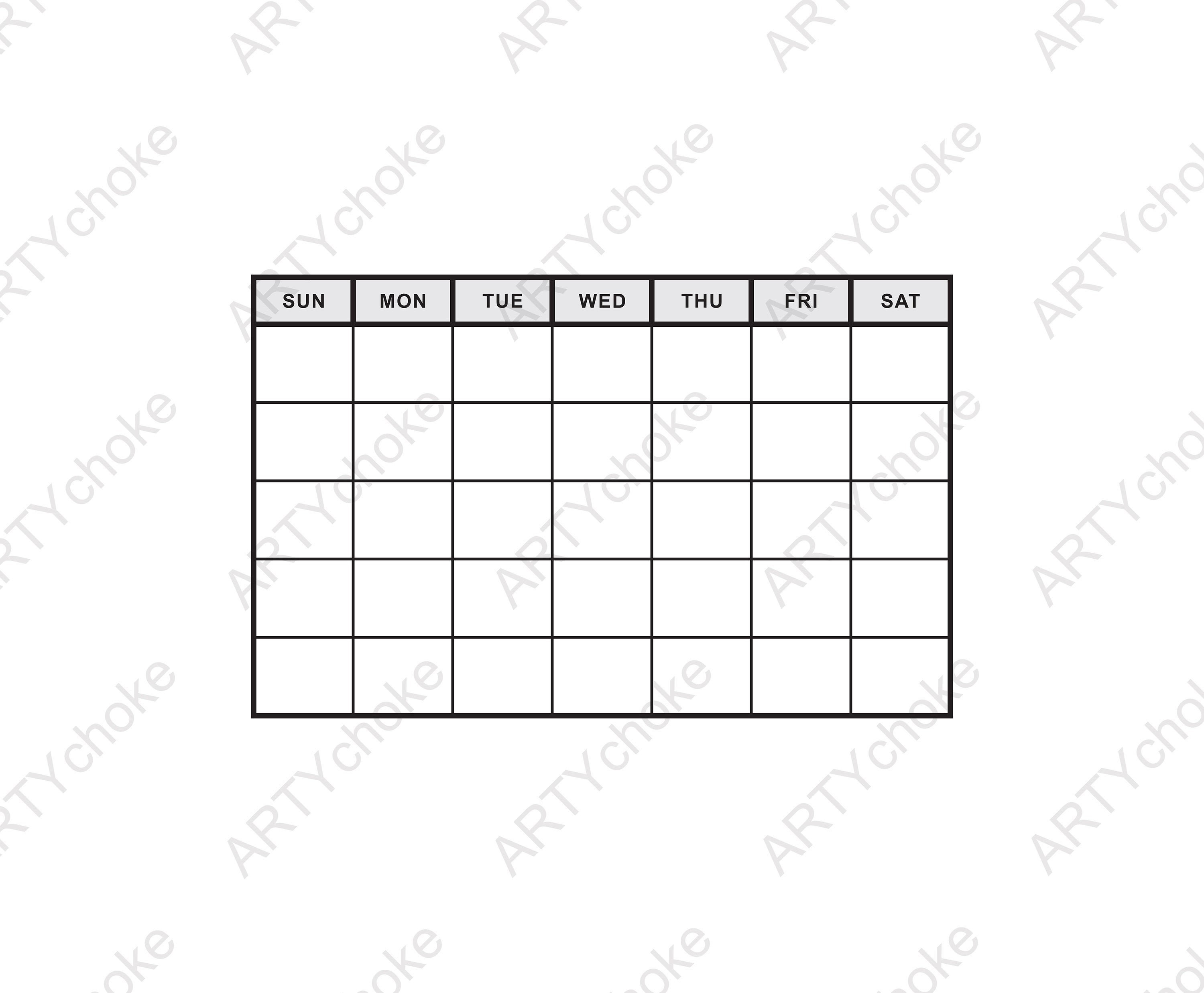 Weekly Planner. Files Prepared for Cricut. SVG Clip Art. - Etsy