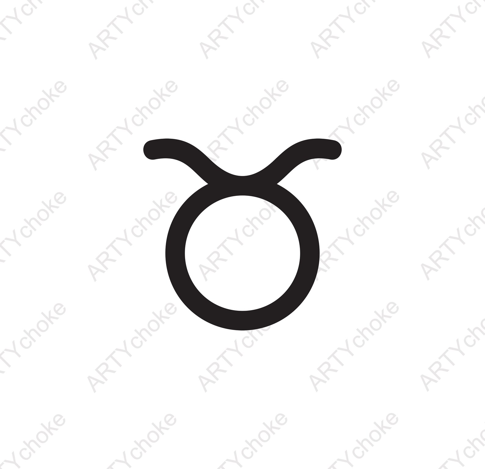 Taurus Zodiac Sign. Files Prepared for Cricut. SVG Clip Art. | Etsy