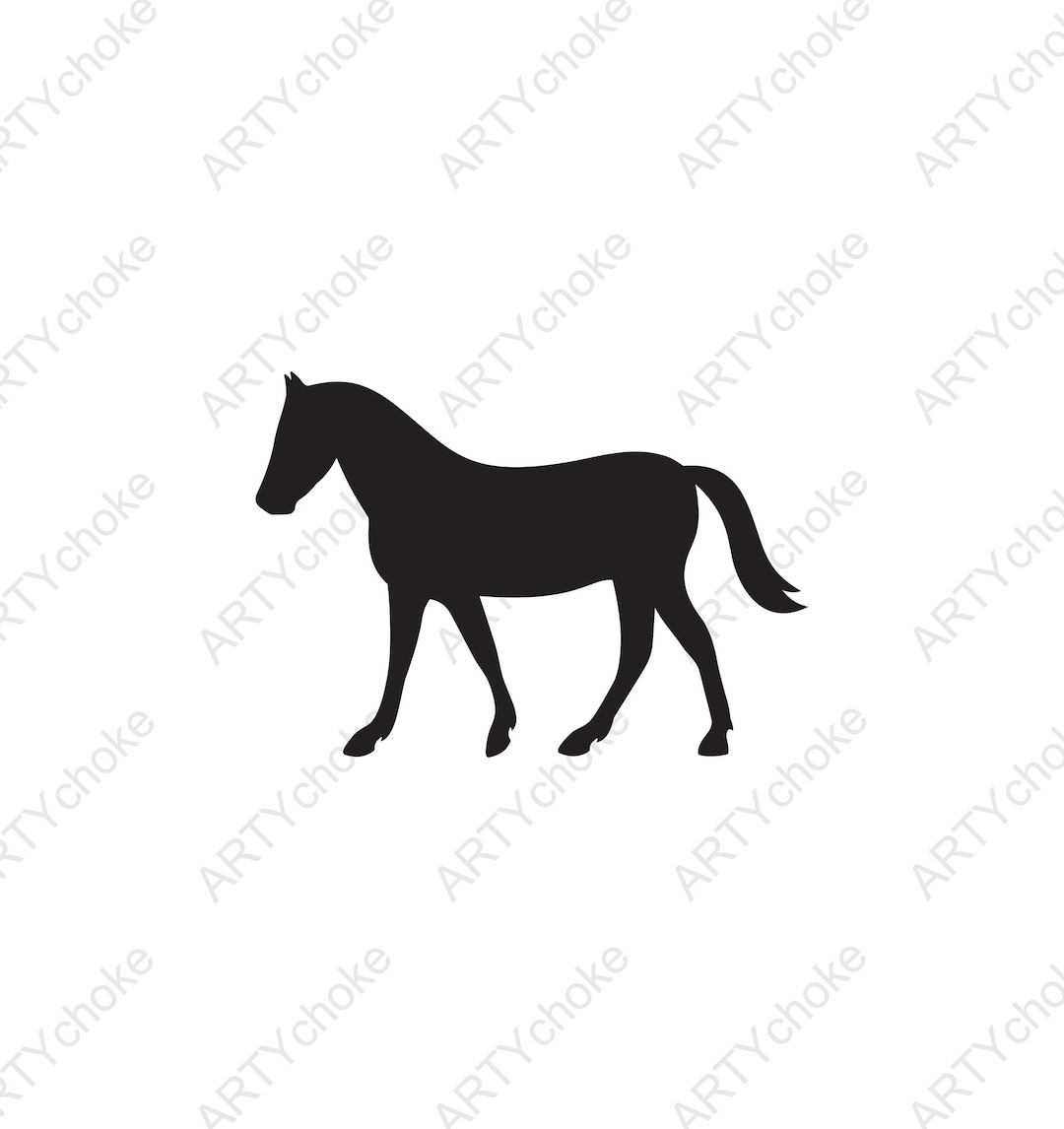 Horse. Files Prepared for Cricut. SVG Clip Art. Digital File Available ...