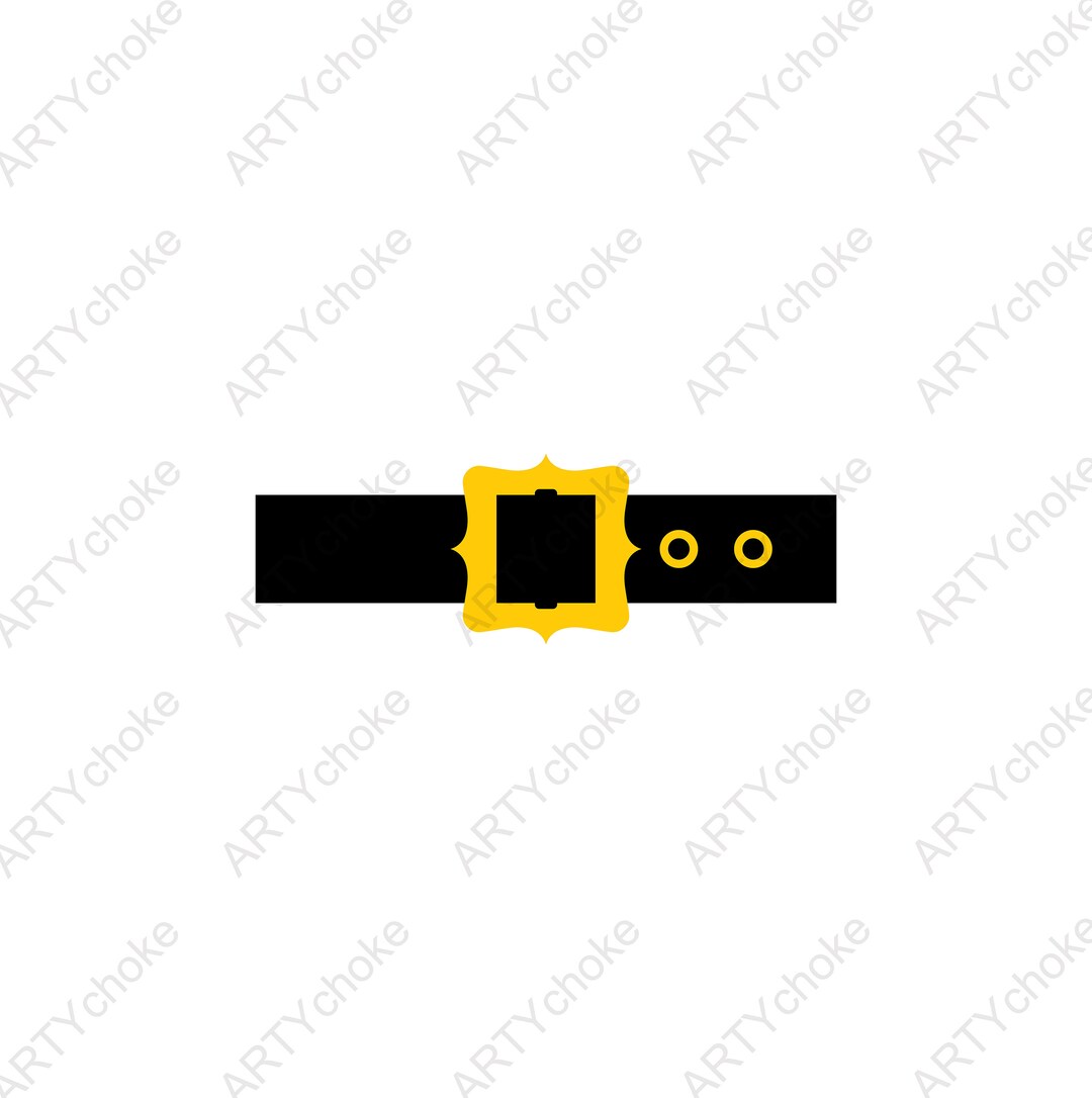 Santa Belt. Files Prepared for Cricut. SVG Clip Art. Digital File ...
