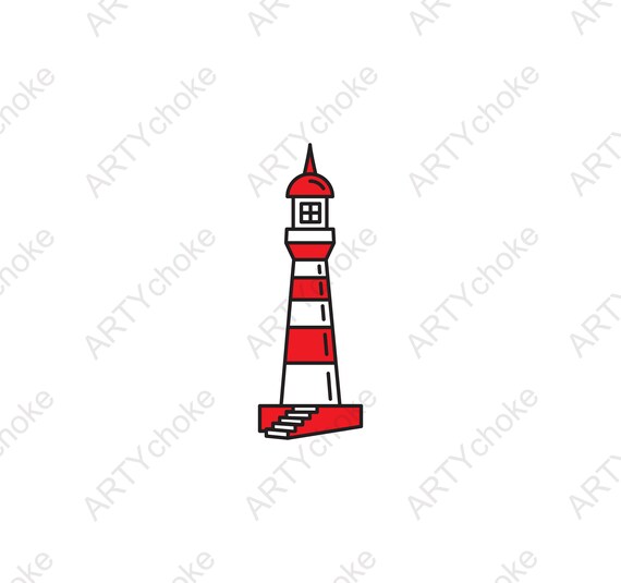 Lighthouse. Files Prepared for Cricut. SVG Clip Art. Digital - Etsy