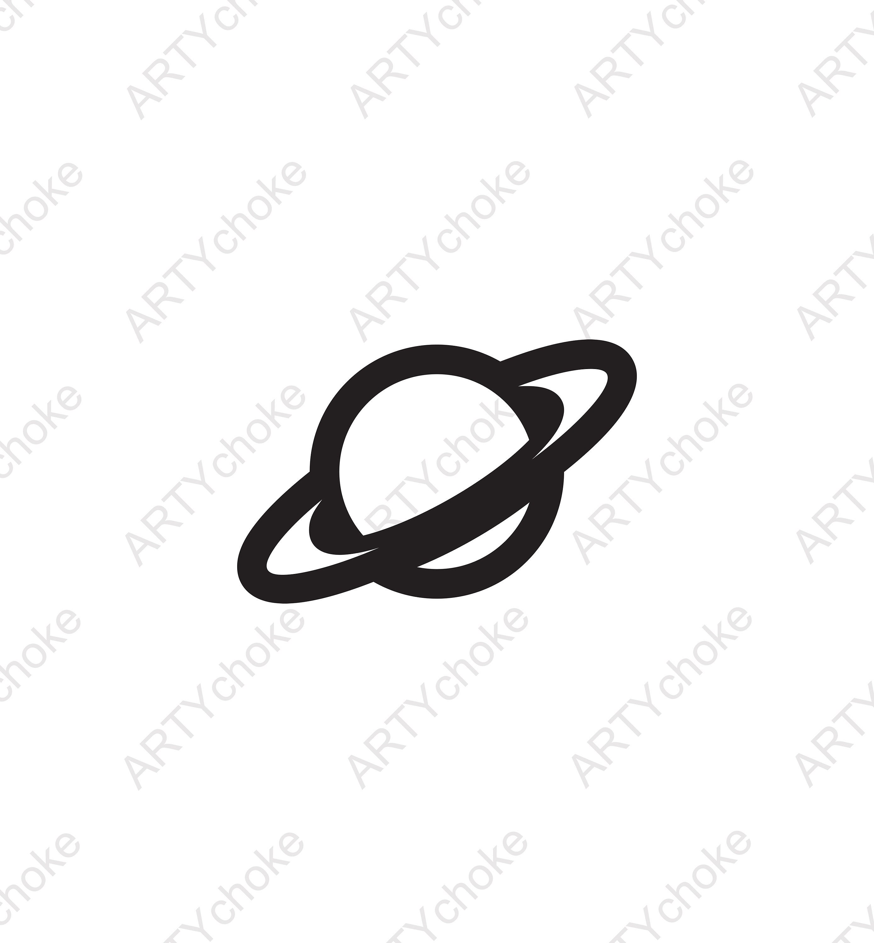 Saturn Planet. Files Prepared for Cricut. SVG Clip Art. | Etsy