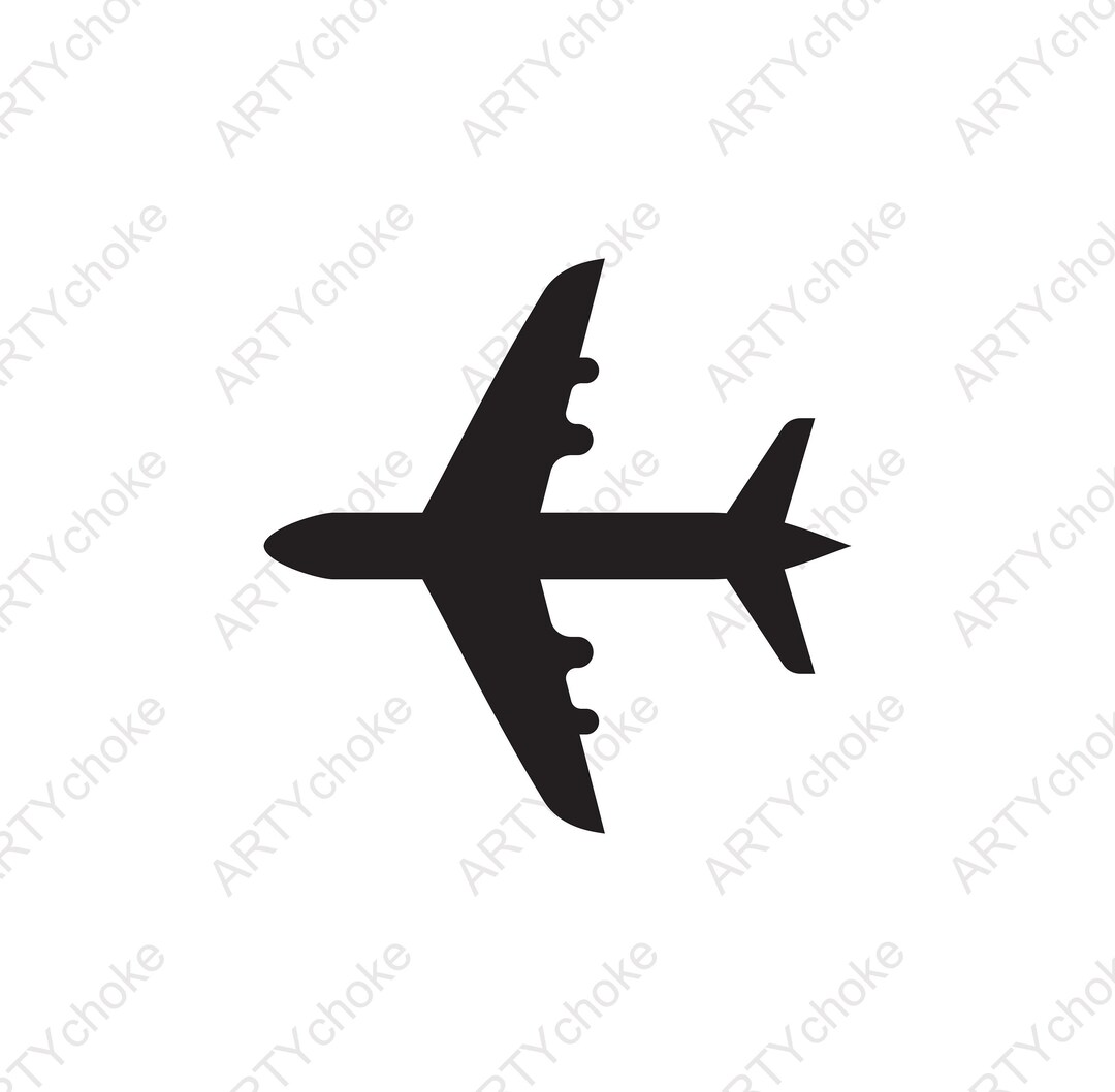 Airplane. Files Prepared for Cricut. SVG Clip Art. Digital File ...