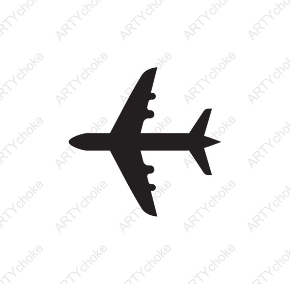 Airplane. Files Prepared for Cricut. SVG Clip Art. Digital | Etsy