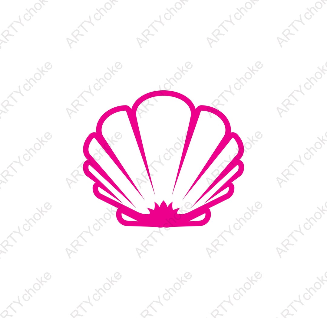 Sea Shell. Files Prepared for Cricut. SVG Clip Art. Digital File ...