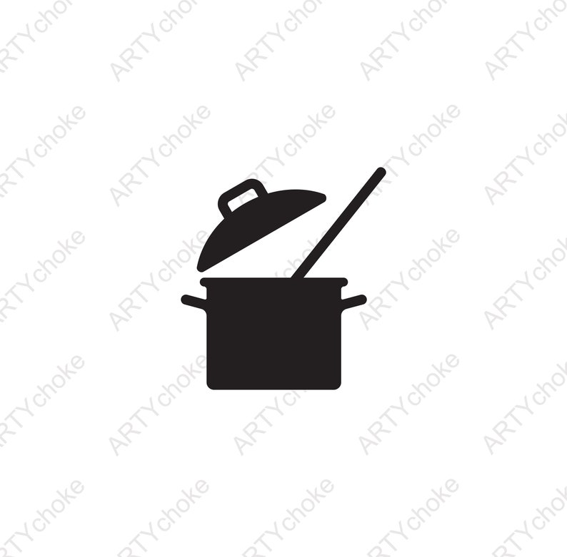 Cooking Pot. Files Prepared for Cricut. SVG Clip Art. Digital File ...