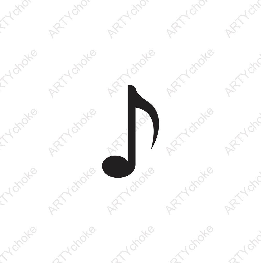 Music Note. Files Prepared for Cricut. SVG Clip Art. Digital File ...