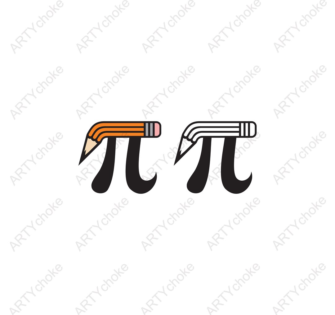 Pi Pencil. Files Prepared for Cricut. SVG Clip Art. Digital File ...