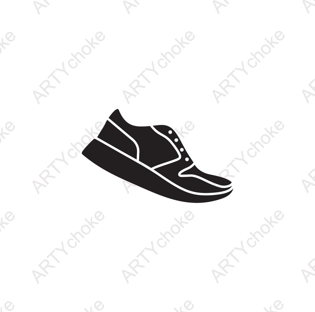 Running Shoe. Files Prepared for Cricut. SVG Clip Art. Digital File ...