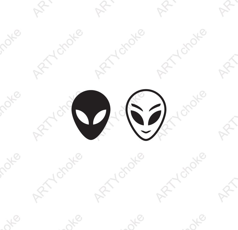 Alien. Files Prepared for Cricut. SVG Clip Art. Digital File - Etsy